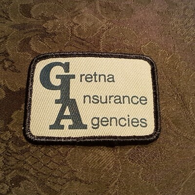 Gretna Insurance Agencies Patch Applique Crest Logo Emblem | eBay