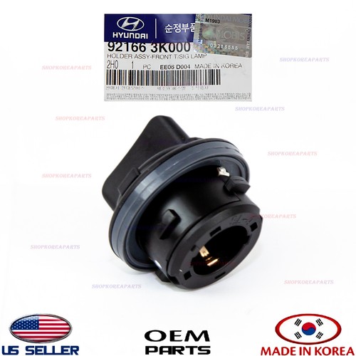 Genuine Front Turn Signal Lamp Socket Holder OEM Hyundai Kia *See ...