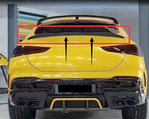 For Benz W167 GLE Coupe 2020-2024 Rear Carbon Fiber Roof Spoiler Top ...