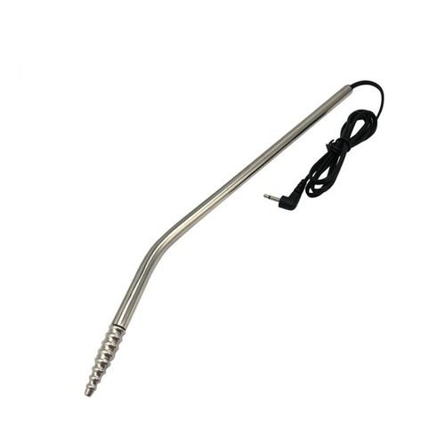 Male Electric E-stim Stretcher Urethral Sounding Rod Penis Plug Dilator ...