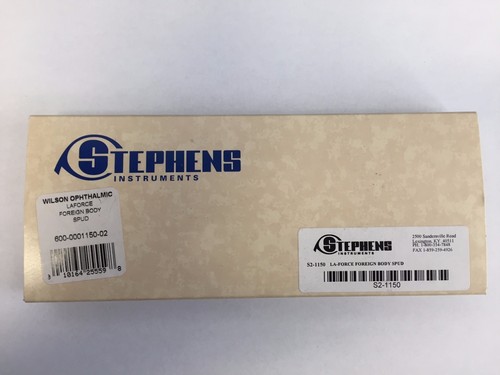 2 New Stephens Instruments LA-Force Foreign Body Spuds, model S2-1150 ...