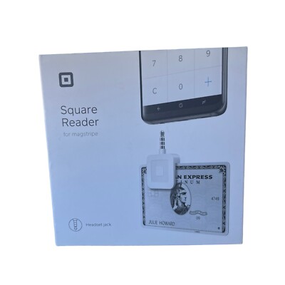 Square A-PKG-0206-01 Credit Debit Card Reader - White for Apple and ...