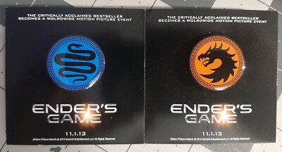 Ender's Game Movie Promotional Pin Set | eBay