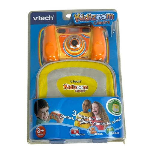VTech KidiZoom Camera Connect Orange 1.8" Screen Video Photos Games and ...