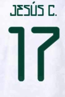 J. Corona # 17 Mexico 2021 Away Nameset | eBay