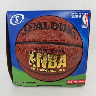 Spalding Basketball NBA Grip Control 28.5" Mid Size Official Indoor ...