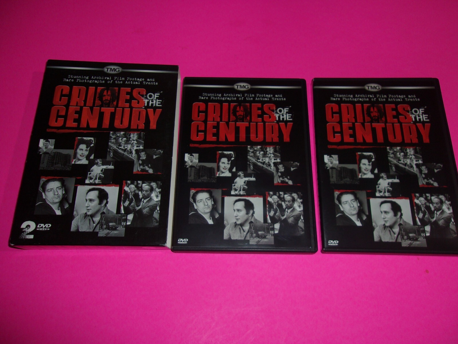 CRIMES OF THE CENTURY 2 Disc Set Charles Manson/Boston Strangler/OJ ...