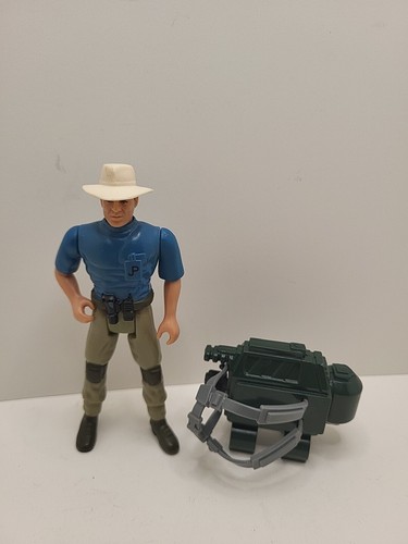 1993 Dr Allan Grant 4.5" Kenner Hasbro Series 1 Action Figure Jurassic ...