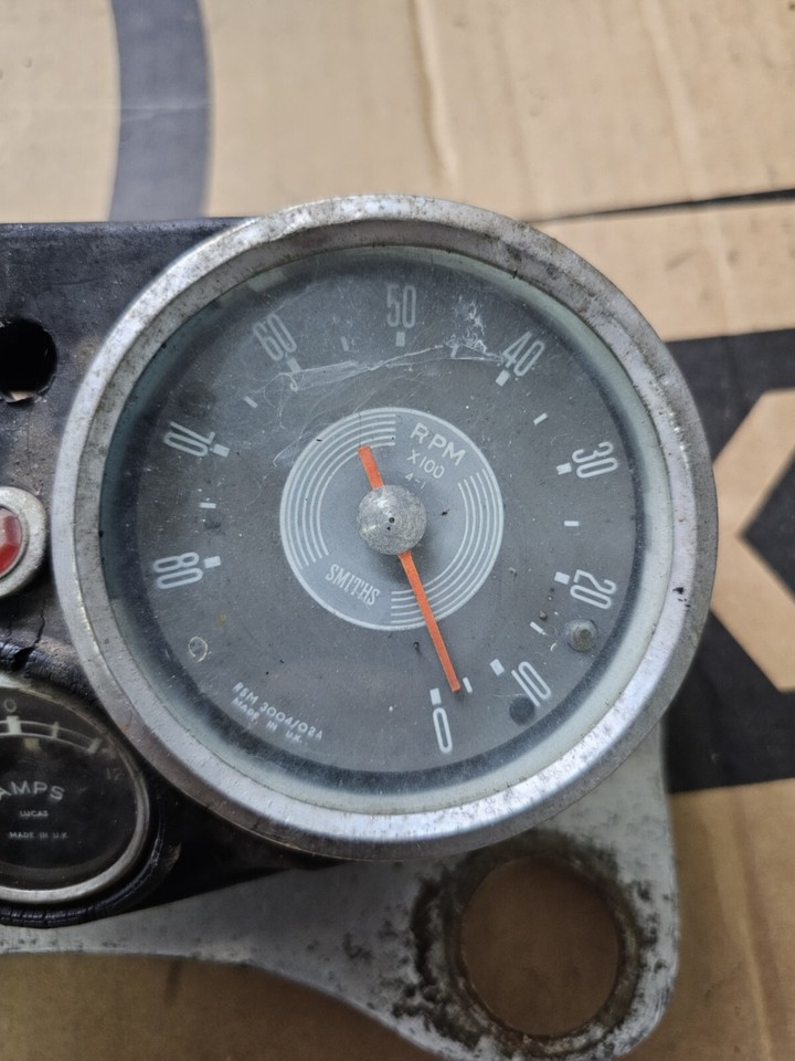 1969 BSA Rocket 3 Triumph Trident T150 Clock Binnacle With Conometric ...