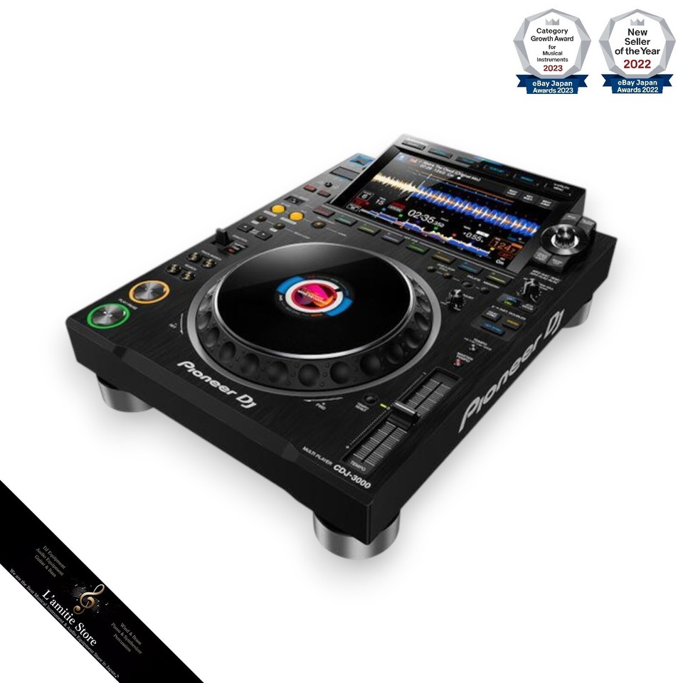 Pair 2x Pioneer CDJ-3000 DJ Player 110-240V Digital Turntable Fast Ship ...