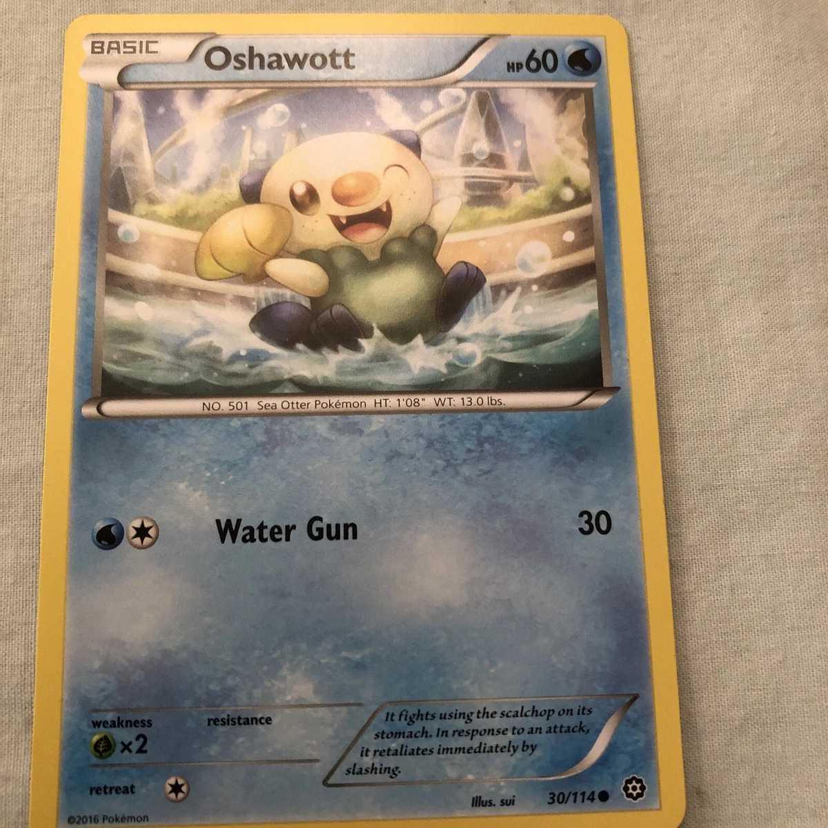 Oshawott Pokemon Card