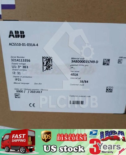 One New ABB ACS550-01-031A-4 Inverter ACS55001031A4 No Keypad US Free ...