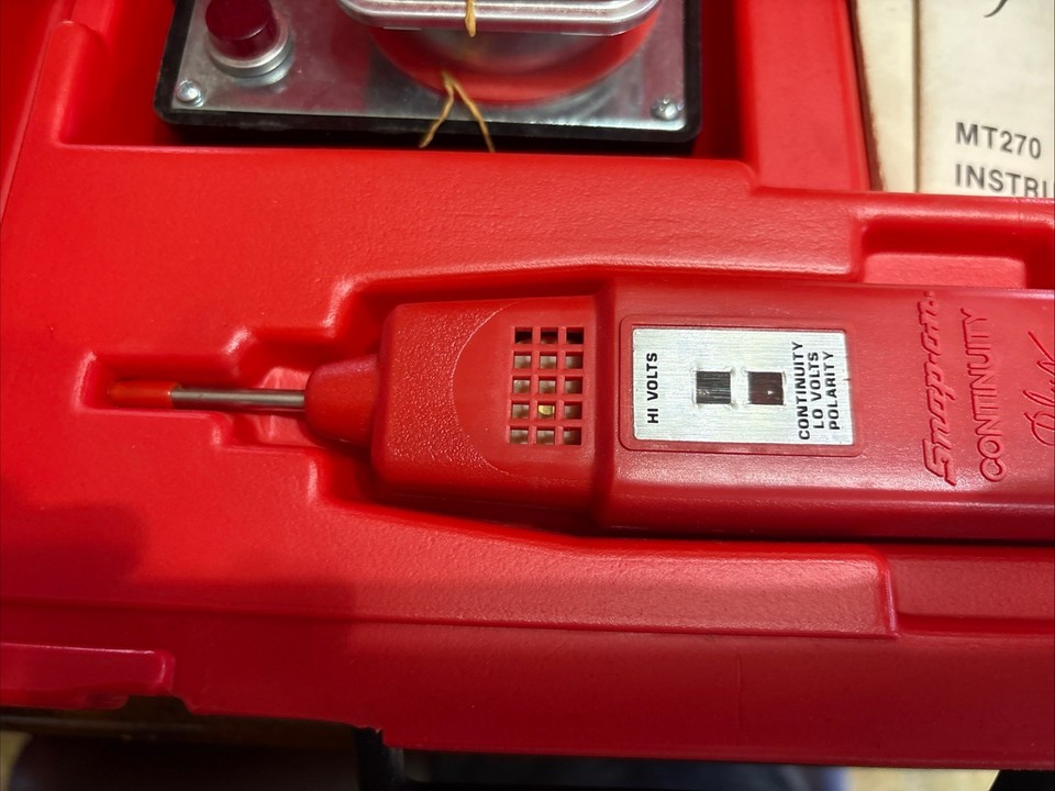 Snap On Electrical Circuit Tester Kit MT304P Very Clean Never Used With ...