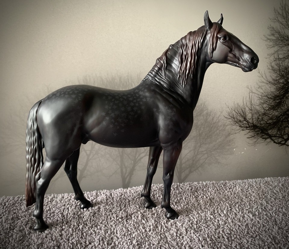 Breyer Cosimo w/EXTRAS 2025 Premier Club Sunburnt Black Murgese Stallion Matte | eBay