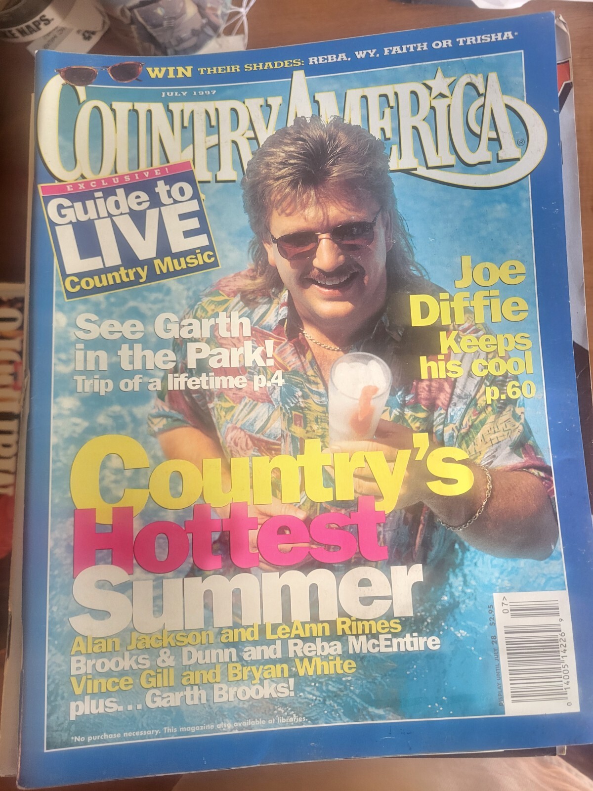 Country America Magazine JOE DIFFIE JULY 1997 ALAN JACKSON LeAnn Rimes ...