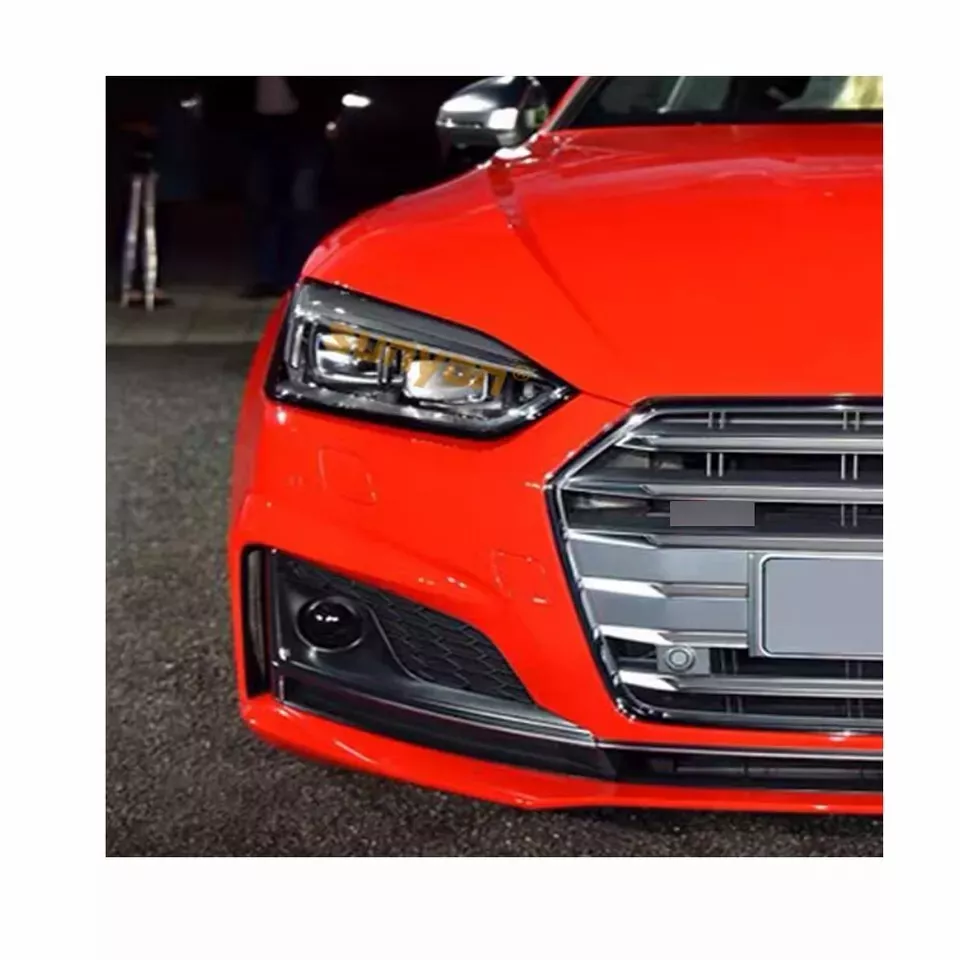 For Audi A5 Sline S5 2018 2019 Fog Grille Front Bumper Fog Light Covers ...