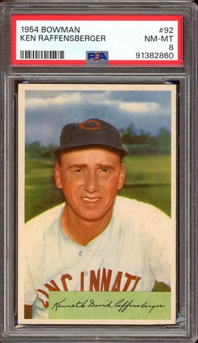 1954 Bowman Baseball #92 Ken Raffensberger PSA 8 | eBay