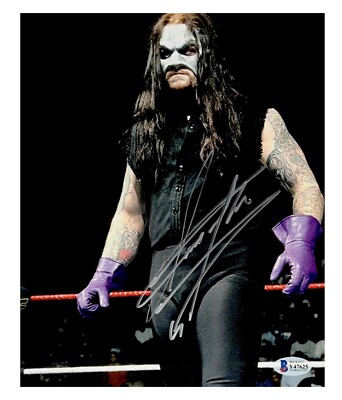 WWE THE UNDERTAKER SIGNED 8X10 AUTOGRAPHED PHOTO WITH BECKETT BAS COA ...