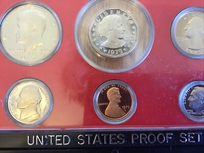1979-S U.S. Mint 6 Coin Proof Set Type II 2 WITH CLEAR MINT MARK OGP | eBay