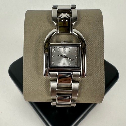 Fossil Womens Harwell Three-Hand Silver-tone Stainless steel ES5326 | eBay