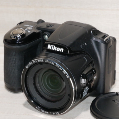 Nikon COOLPIX L830 16.0MP 34X Zoom Digital Camera Black *GOOD/TESTED ...