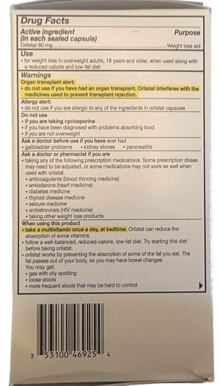 alli 60mg Weight Loss Pills - 120 Count for sale online | eBay