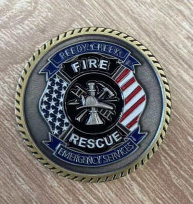 Reedy Creek Fire Coin- Special ops SOAR Challenge coin | eBay