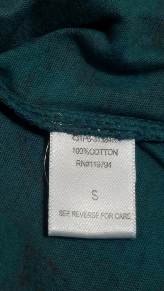 Unity World Wear Top Short Sleeve Floral Paisley Embroidered Womens ...