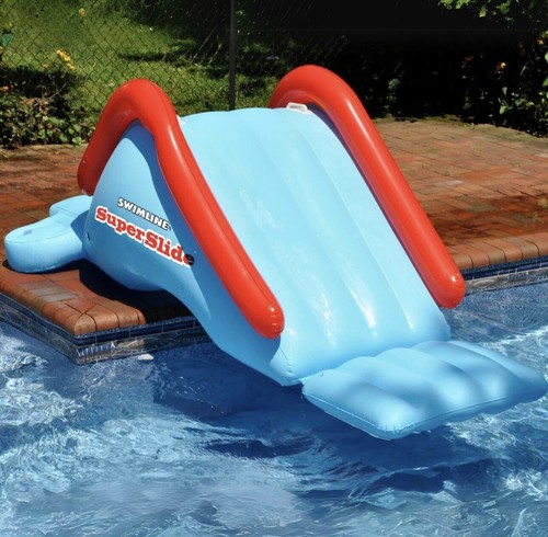 Swimline Swimming Pool Backyard Poolside Super Slide For Kids Open Box ...