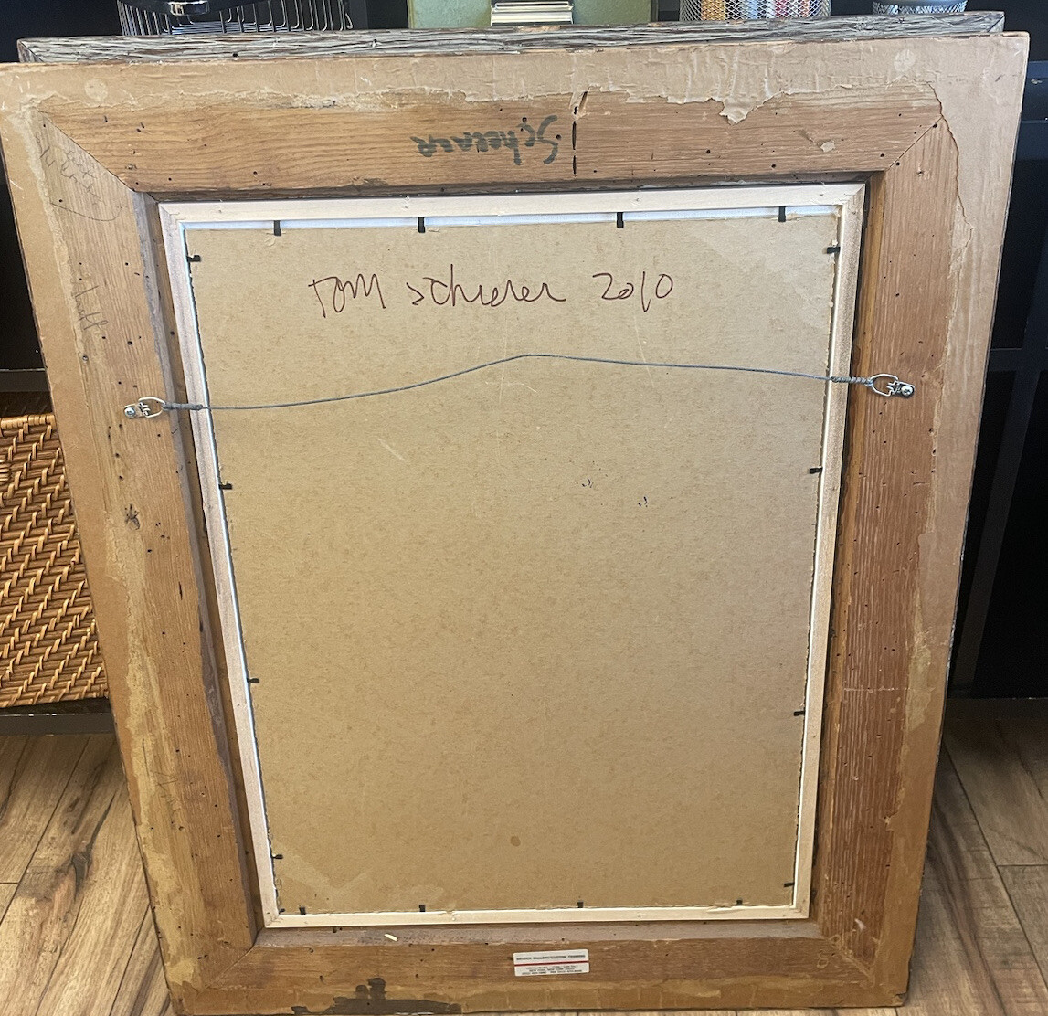 Pair Of Acrylic Paintings By Tom Scheerer Signed On Back | eBay