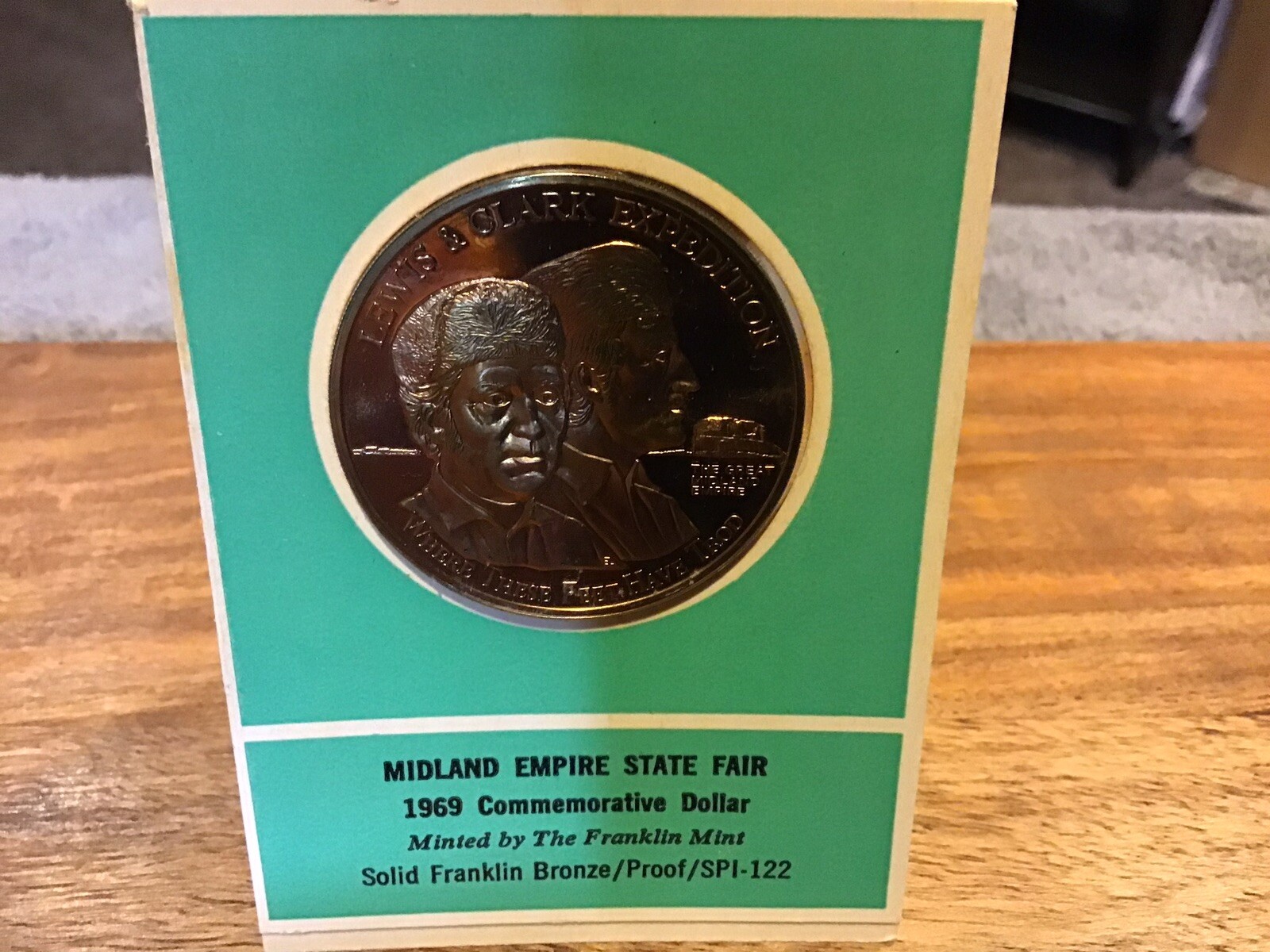 Franklin Mint Bronze Proof - Midland Empire 1969 State Fair Billings ...