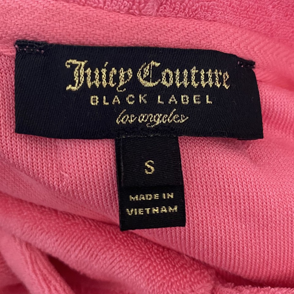 Juicy Couture Black Label (NWT) Juniors (Size: S) Cropped Terry Hooded ...