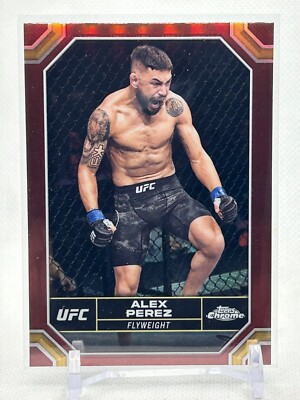 2024 Topps Chrome UFC Alex Perez Magenta Refractor #5 | eBay