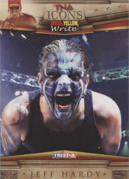 2010 TRISTAR TNA Icons - Red, Yellow, Write Jeff Hardy #27 for sale ...