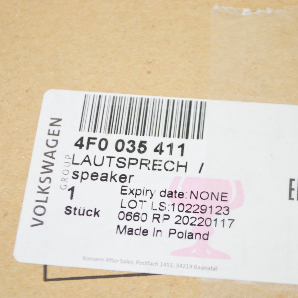 NEW AUDI A6 C6 FRONT DOOR MID TONE SPEAKER 4F0035411 | eBay