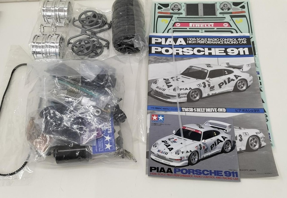 Tamiya 1/10 RC #58215 PIAA PORSCHE 911 TA03R-S 4WD Racing Car Model Kit ...
