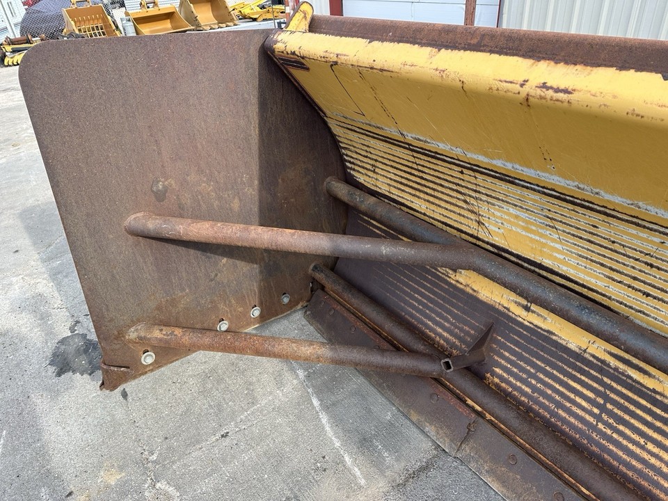 12' Caterpillar Wheel Loader Blade, Snow Plow, Box Pusher Bi ...