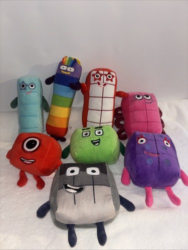 Lot Of 8 Numberblocks Number blocks Plush Stuffies - Learning Toys | eBay