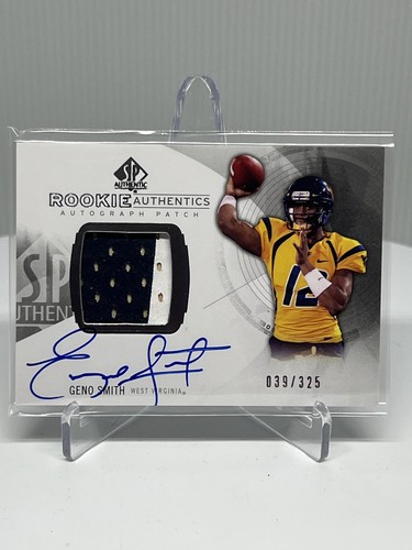 2013 SP Authentic #183 Geno Smith Rookie Authentics Autograph Patch ...