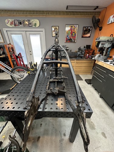 Original Harley Davidson Wishbone frame 1949 Panhead | eBay