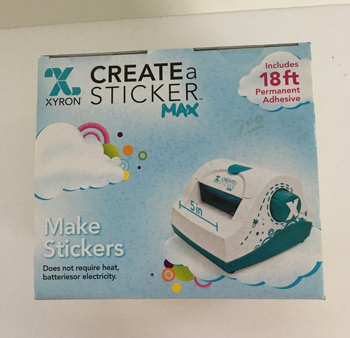 Xyron Create A Sticker Max- Sticker Maker Needs no Heat or Batteries 5 ...