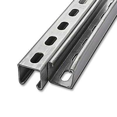 Heavy Duty Unistrut Style Channel 41 x 41 - 1.5m Lengths Slotted | eBay