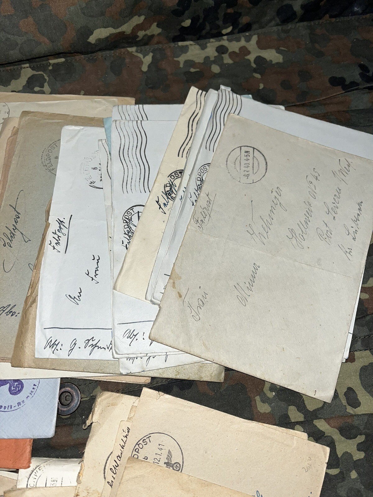200x WW2 German Original Wehrmacht Feldpost Field Mail Letters ...