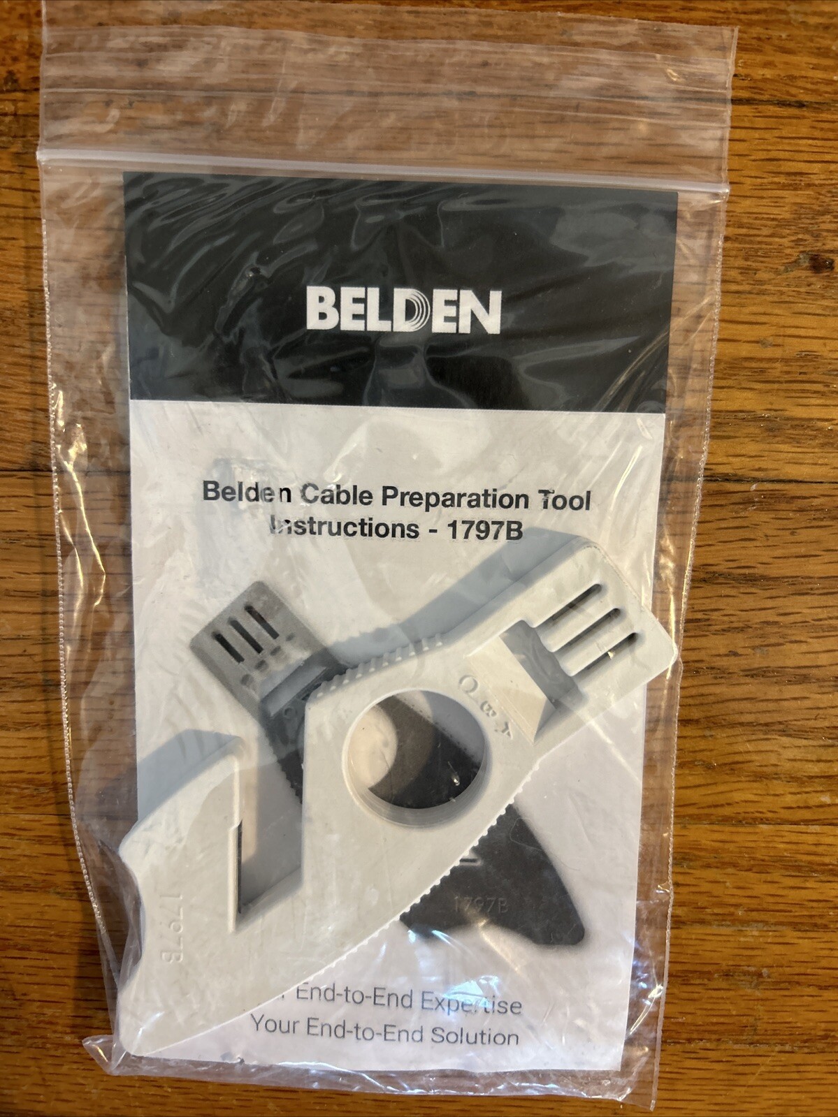 NEW: Belden Cable Preparation Tool (1797B) & Instructions Cable ...