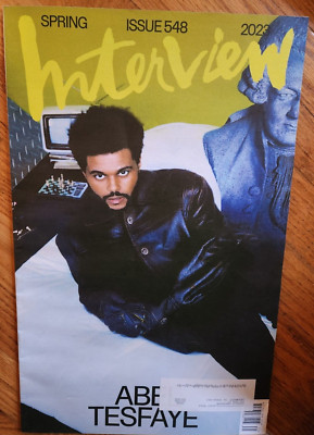 INTERVIEW MAGAZINE SPRING 2023 ABEL TESFAYE THE WEEKND | eBay