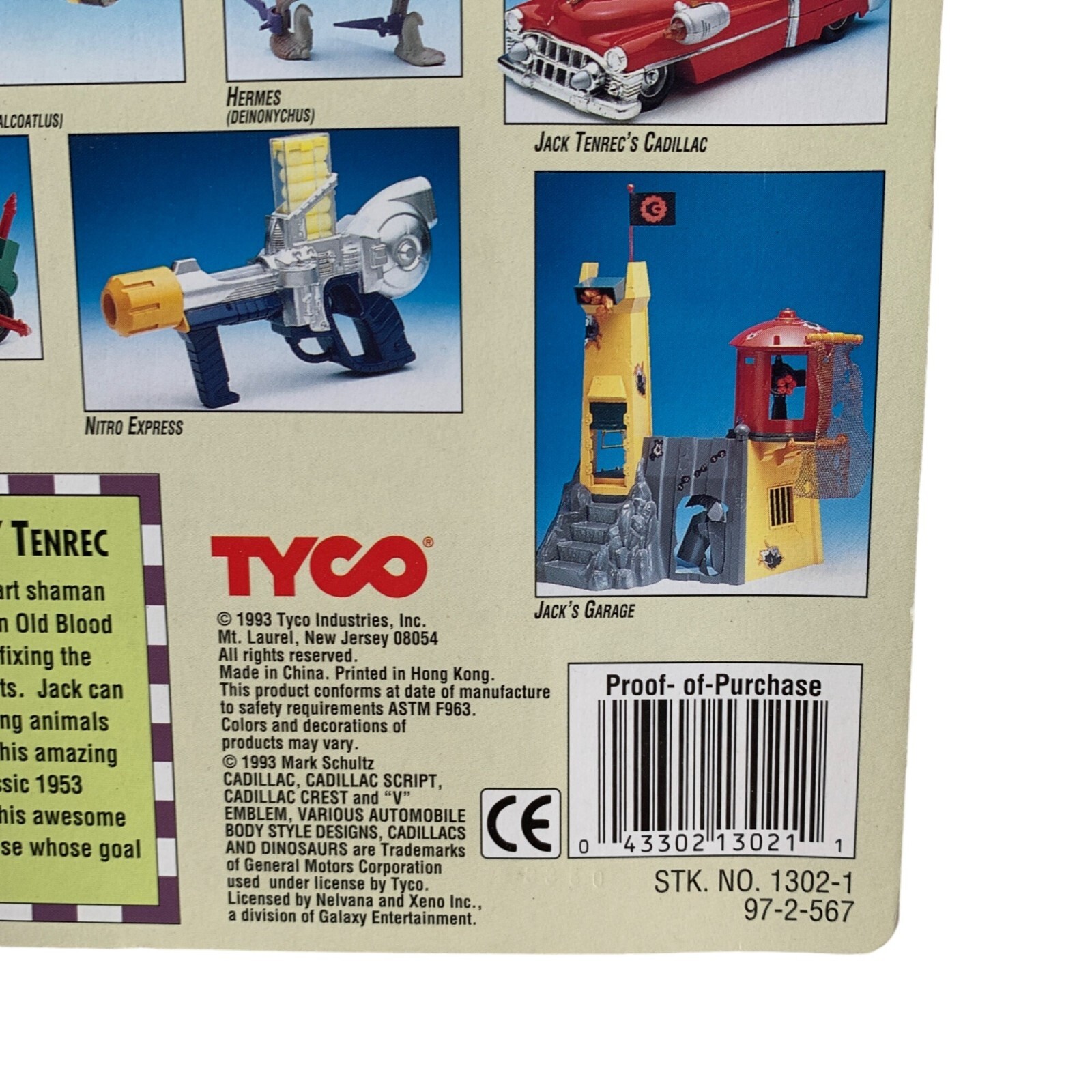 Tyco Cadillacs and Dinosaurs Jack Tenrec Master Mechanic Toy Vintage | eBay