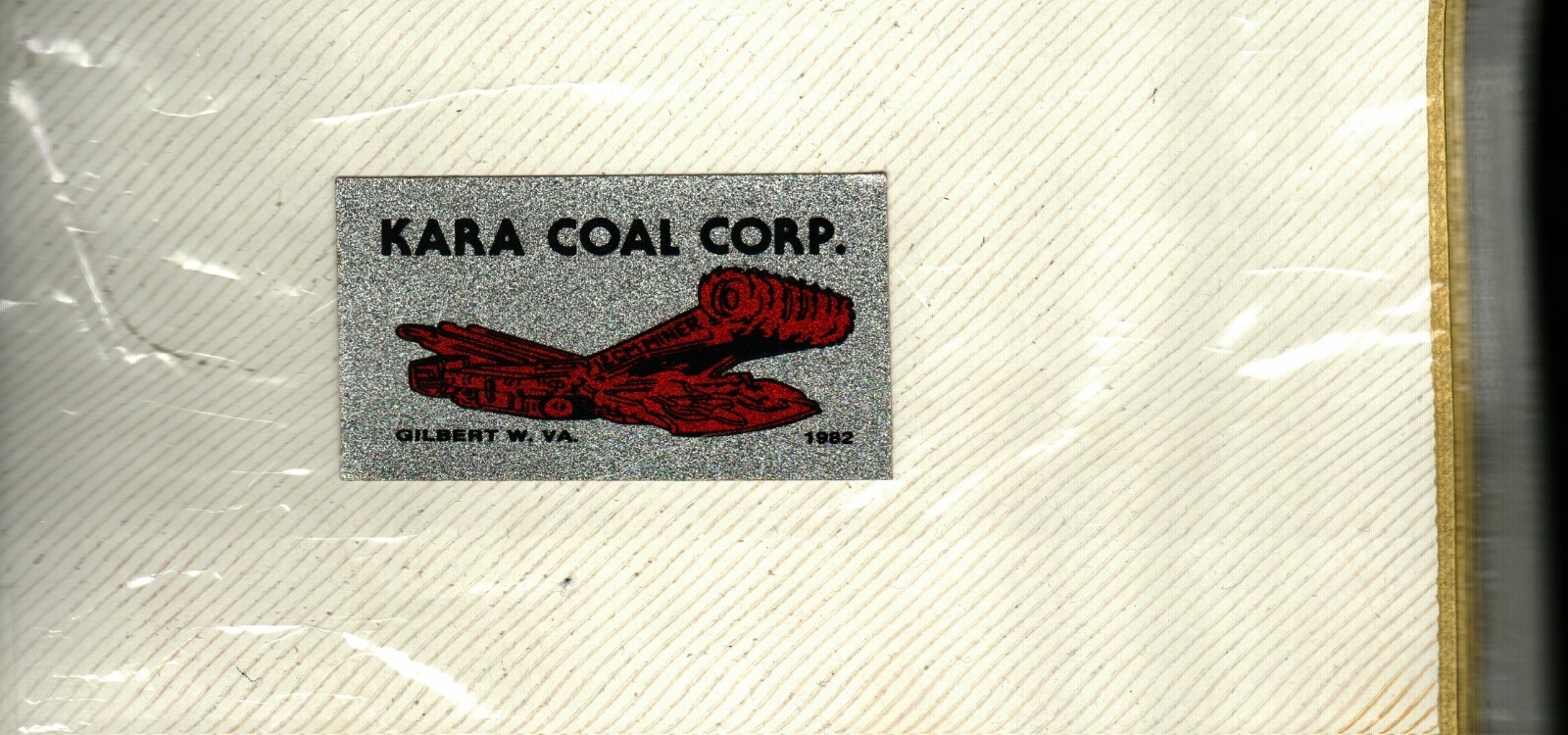 NICE 12CM JOY CONTINOUS MINER KARA COAL CO. COAL MINING STICKER # 431 ...