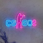 CS GO Neon Sign, CS GO 2 Neon Sign, Gamer Room Decor, Gifts for Friends ...