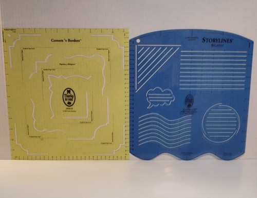 Creative Memories Stencils Corners' N Borders & Storylines Scrapbooking ...