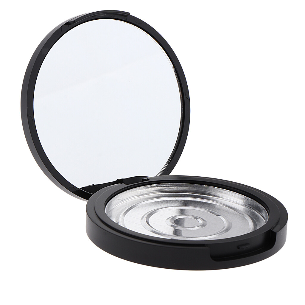Empty Makeup Compact Custom Round Eyeshadow Compact Case With Mirror